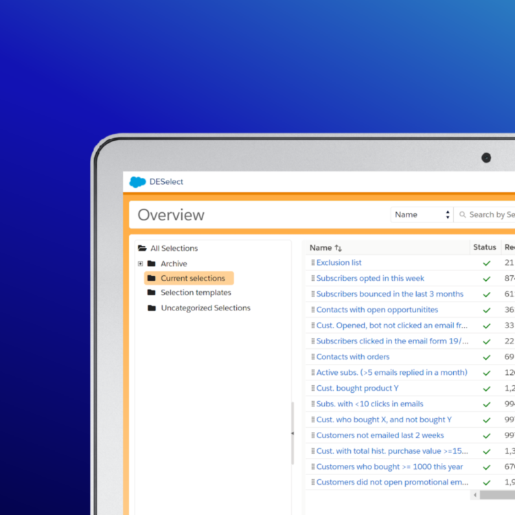 How to manage data in Salesforce Email Studio