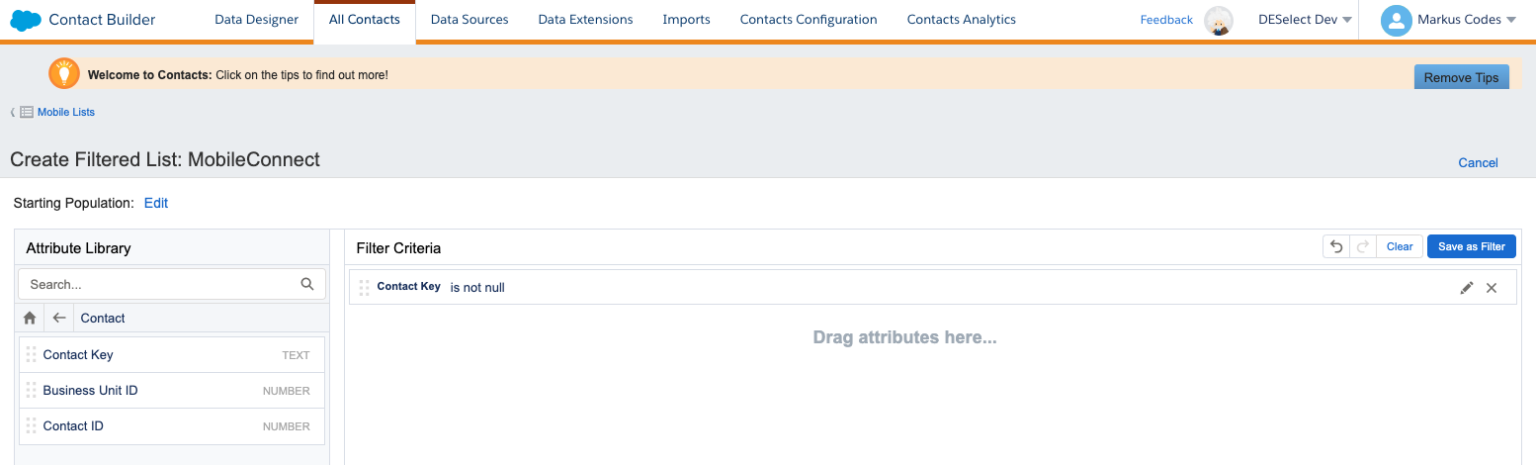 Contact Count: Monitoring and Data Cleansing | DESelect