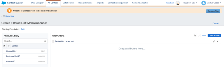 Contact Count: Monitoring and Data Cleansing | DESelect