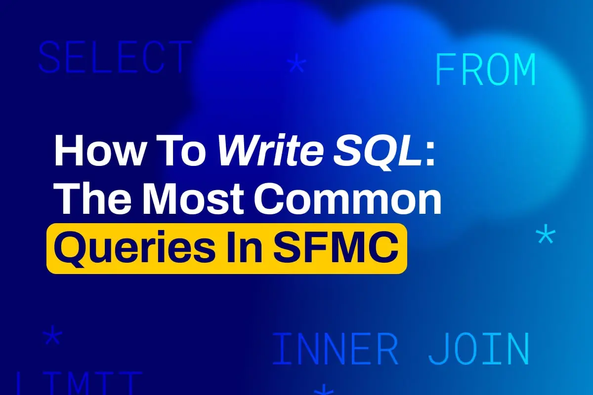 DESelect | Best Salesforce Marketing Cloud Solutions Blog | How to ...