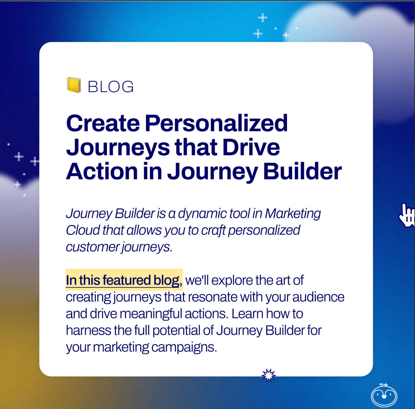 DESelect Blog - Journey Builder in Salesforce Marketing Cloud
