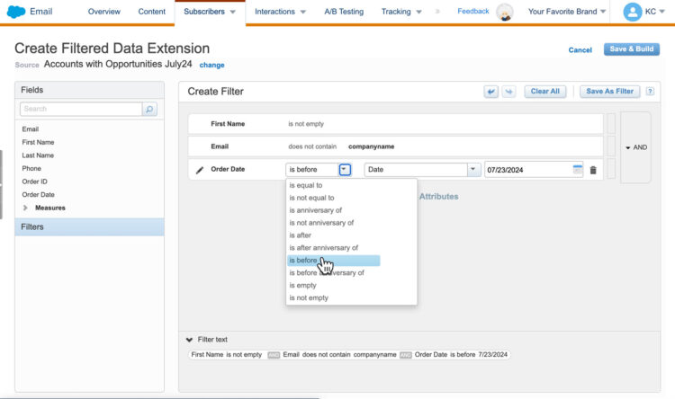 Guide to Segmentation in Salesforce Marketing Cloud (SFMC)
