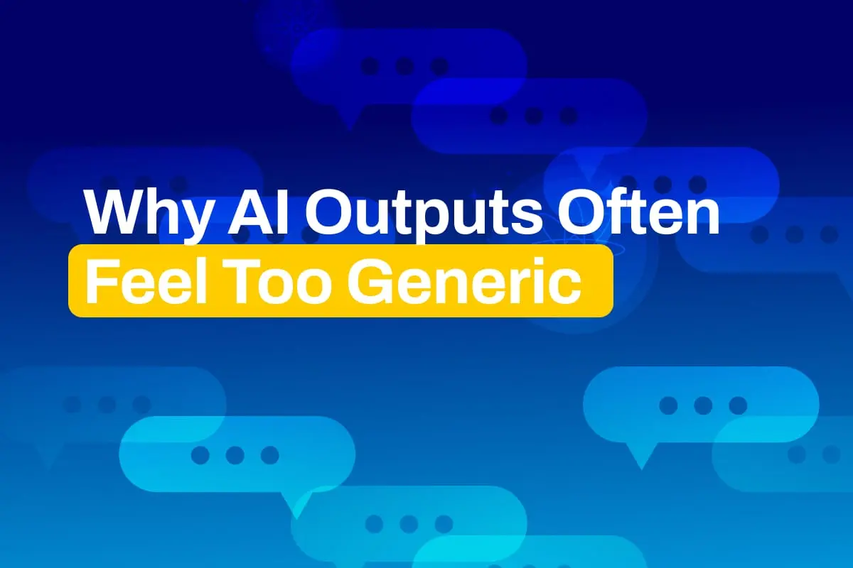 DESelect Blog - Why AI Outputs Often Feel Too Generic